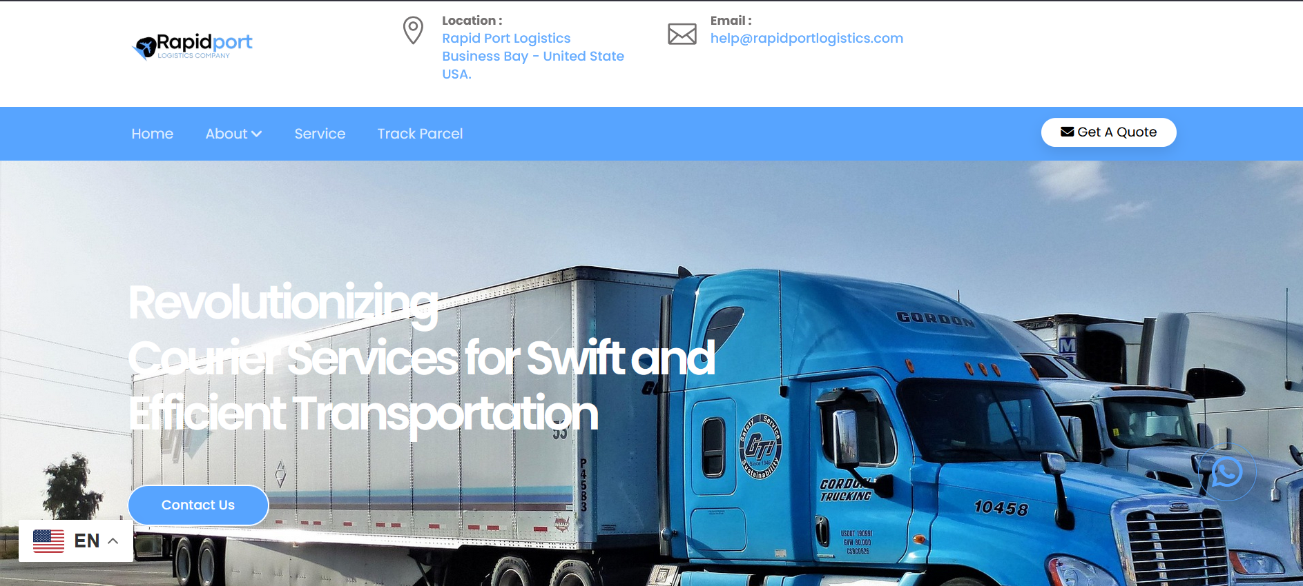 RapidPort Logistics Company - Transportation and Logistics Company